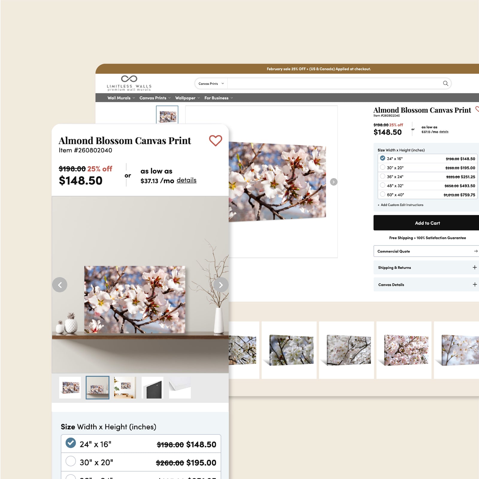 Limitless Walls: Shopify Migration, Design & Development by Netalico