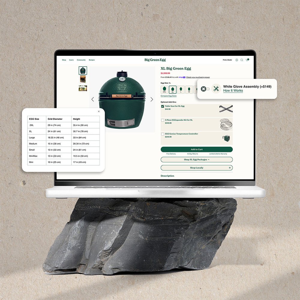 Big Green Egg: Shopify Migration, Design & Development by Netalico